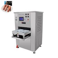 China Electric Driven Tray Vacuum Sealing Machine for Food Beverage Shops Nitrogen Included for sale