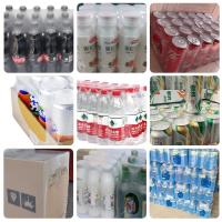 China Flexible Converyor Semi-automatic Juice Water Bottle Sleeve Shrink Packaging Machine for sale