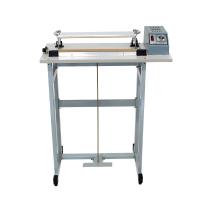 China Through Type Foot Pedal Bags Pedal Sealing Machine with Food Grade Cutter and Sealer for sale