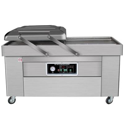 China 110V/220V DZ-400/2S Automatic Double Chamber Vacuum Coffee Bean Bag Rice Packing Machine for sale