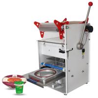 China Industrial Fast Food Box Lunch Tray Sealing Machine with Customizable Hand Press Mold for sale