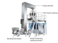 China 1000g Automatic Noodle Chocolate Frozen Food Filling Sealing Packing Machine for French Fries for sale