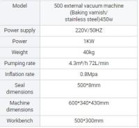 China Convenient DZ-600W External Nozzle Vacuum Sealing Machine for Fish Meat Food Packaging for sale