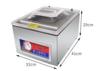 China Stainless Steel Single Chamber Vacuum Sealer 41*32*29 for Food Beverage Packaging Line for sale