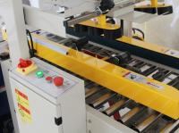 China Secure Packaging Solution Side Belt Case Sealer and Electric Driven Strapping Machine for sale