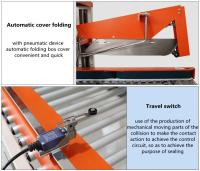 China Sealing Width 48-75mm Auto Flapper Carton Folding And Sealing Machine for Heavy Boxes for sale