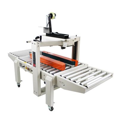 China Semi-Automatic Bottom Flap Case Carton Box Sealer Sealing Machine Equipment for Sealing for sale