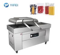 China Double Chamber Vacuum Packaging Machinery with 250 KG Capacity and Gas Filling Option for sale