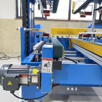 China 320-500mm Sealing Length Automatic Edges Side Carton Box Case Corner Sealing Sealer Machine for sale