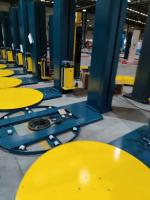 China Plastic Film Stretch Strapping Machine Adjustable Tightness Horizontal Orbital Design for sale