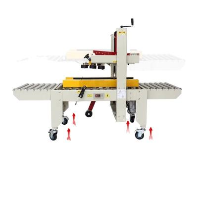 China Express Tape Size 36-48mm FXJ-4030TDCF Adhesive Sticker Box Sealing Labeling Machine for sale