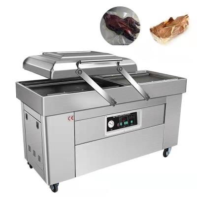 China Seal Length 600mm CE Certified Vacuum Packaging Machine for Industrial Food and Soup for sale