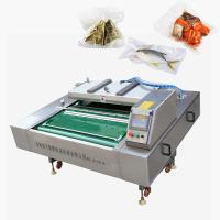 China 220V/380V Voltage Food Continuous Belt Type Vacuum Sealer Machine for Bags Packaging for sale