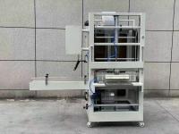 China Wood Material PE Film Package Shrink Tunnel Wrapping Machine for Water Bottle Packaging for sale