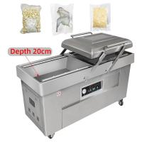 China Commercial Vacuum Sealer Machine for Whole Chicken Packaging Double Chamber Design for sale