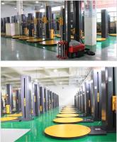 China 2400mm Column Height Pallet Wrapping Machine Stretch Film Automatic Stretch Wrap Machine Pallet Wrapper for sale