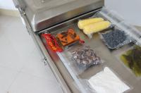 China 304 Stainless Steel Double Chamber Vacuum Packer for Fish Meat Vacuum Packing Machine for sale