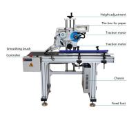 China Automatic Adhesive Tape Carton Box Sealing and Labeling Machine for Packaging Material for sale