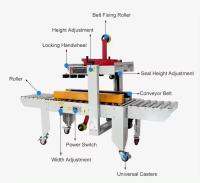 China FXJ6050 Automatic Carton Sealer for Packaging Type Cartons Up Down Adhesive Tape for sale