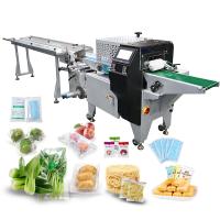 China Plastic Automatic Servo Driven Vegetable Pillow Packaging Machines for Fresh Fruit for sale