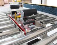 China FXJ-4030S Semi Automatic Cross Seal Carton Box Case Sealing Tape Sealer Machine With Both End Roller Table for sale