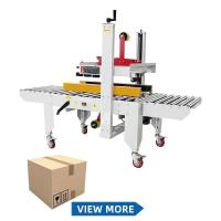 China Advanced Automated Carton Box Erector Taping Sealing Machine with 12pcs/min Work Speed for sale