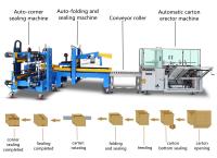 China Automatic Carton Erector Sealing Machine for Video Technical Support and After Service for sale
