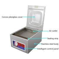 China Stainless Steel Desktop Vacuum Sealer for Packaging Steak Lamb Chop Fruits Vegetables for sale