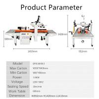 China High Speed Automatic Carton Box Labeling Machine Adhesive Sealing Labeler for Sealing for sale
