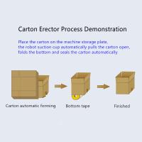 China Fully Semi-Automatic High Speed Carton Case Erector For Carron Box for sale