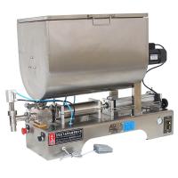 China Mixing Tank Included Single Head Paste Filling Machine for Cleaning Paste and Lotion for sale