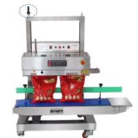 China Food Packaging Pouch Bag Heat Sealing Machine With Adjustable Height For Plastic Bags for sale