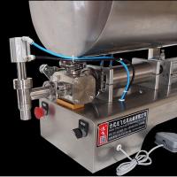 China 1100*480*800 mm Horizontal Pneumatic Filling Machine for 304Stainless Steel Sauce for sale