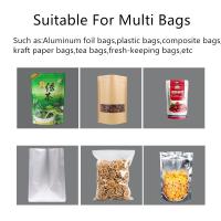 China Chemical PM-1800 Automatic Continuous Band Plastic Bag Ink Coding Sealing Machine With Expiry Date Printer for sale