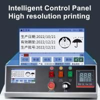 China Chemical PM-1800 Automatic Continuous Band Plastic Bag Ink Coding Sealing Machine With Expiry Date Printer for sale