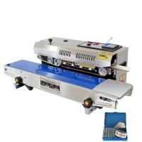 China Commercial Horizontal Plastic Film Bags Heat Sealing Machine with 5-14mm Sealing Width for sale
