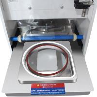 China Hand Pressure Takeaway Snack Box Manual Sealing Machine with Wood Packaging Material for sale