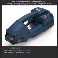 China Automatic Electric Battery Strapping Tool for PET PP Tape in 13-16mm Strap Width for sale