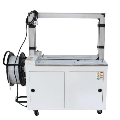 China Max Loading 80Kg Automatic Electric PP Bundling Strapping Machine For Paper Carton Box for sale