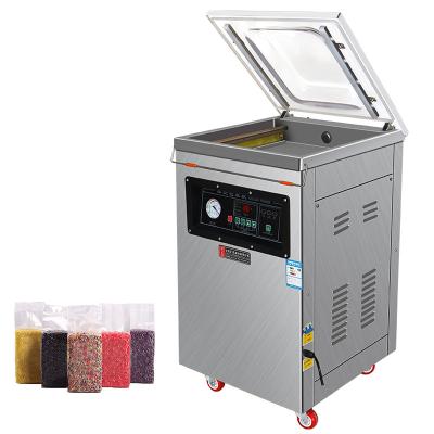 China DZ-400 Single Chamber Food Wet Dry Vacuum Packaging Machine with Pump Rate of 20m3/h for sale