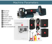 China High Tension Electric Baler Strap and Tightening Tool for Beverage Industry 47X20X30cm for sale