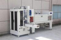 China PE PVC Half Sealed Cluff Wrapping Heat Shrinker Machinery for Soy Sauce Bottles Sleeve for sale