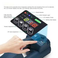 China Electric Driven Automatic Strapping Wrapping Machine for 10-16MM PET PP Plastic Belt for sale