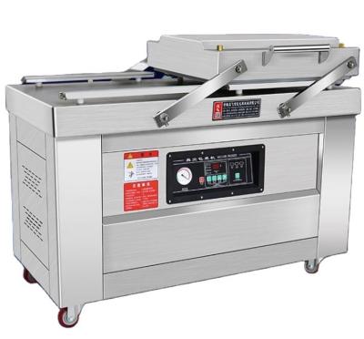 China DZ-400 Commercial Double Flat Chamber Vacuum Packing Sealer for Building Material Shops for sale