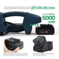China Electric Strapping Tool for 400-3200N Tension Force and 100-200mm/s Tighten Speed for sale