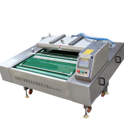 China Automatic Grade Continuous Belt Type Roll Vacuum Packaging Machine with 1800W Power for sale