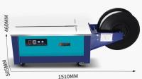 China Semi Automatic PP Strapping Machine for Carton Box Packing YF90-1 Low Platform Model for sale