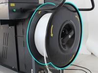 China Speed PP Belt Strapping Machine for W 9-15mm /T 0.6-1mm Strap Size and 220 KG Capacity for sale