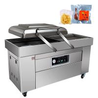 China Seafood Rice Meat Bacon Vegetable Vacuum Packing Machine Double Chamber Groove Other for sale