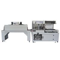 China PE Film Heat Cutting Sealing Bottle Carton Box Shrinking Sleeve Wrapping Packaging Machinery for sale